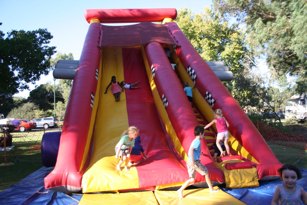 Dragster Slide | Inflatable Slide Hire Perth - Show West Amusements